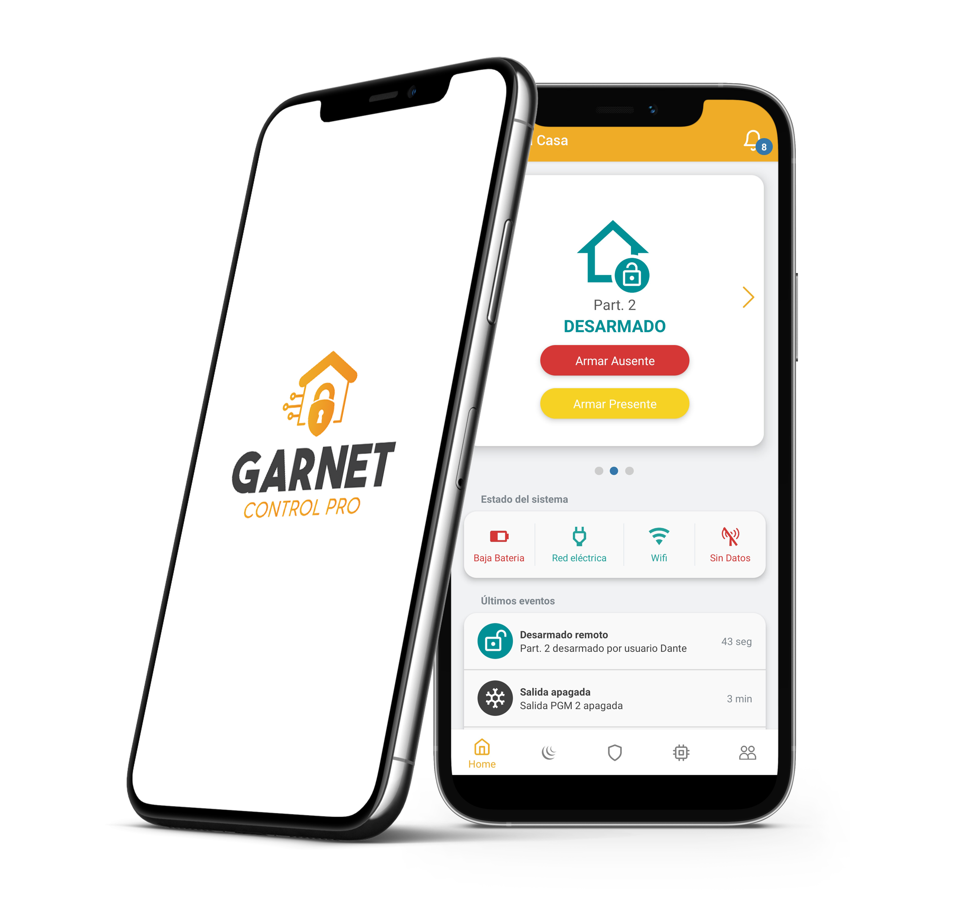 20 DE MARZO Nueva aplicación para alarmas GARNET CONTROL PRO TRANSMISIÓN EN VIVO - Alarmas para ...