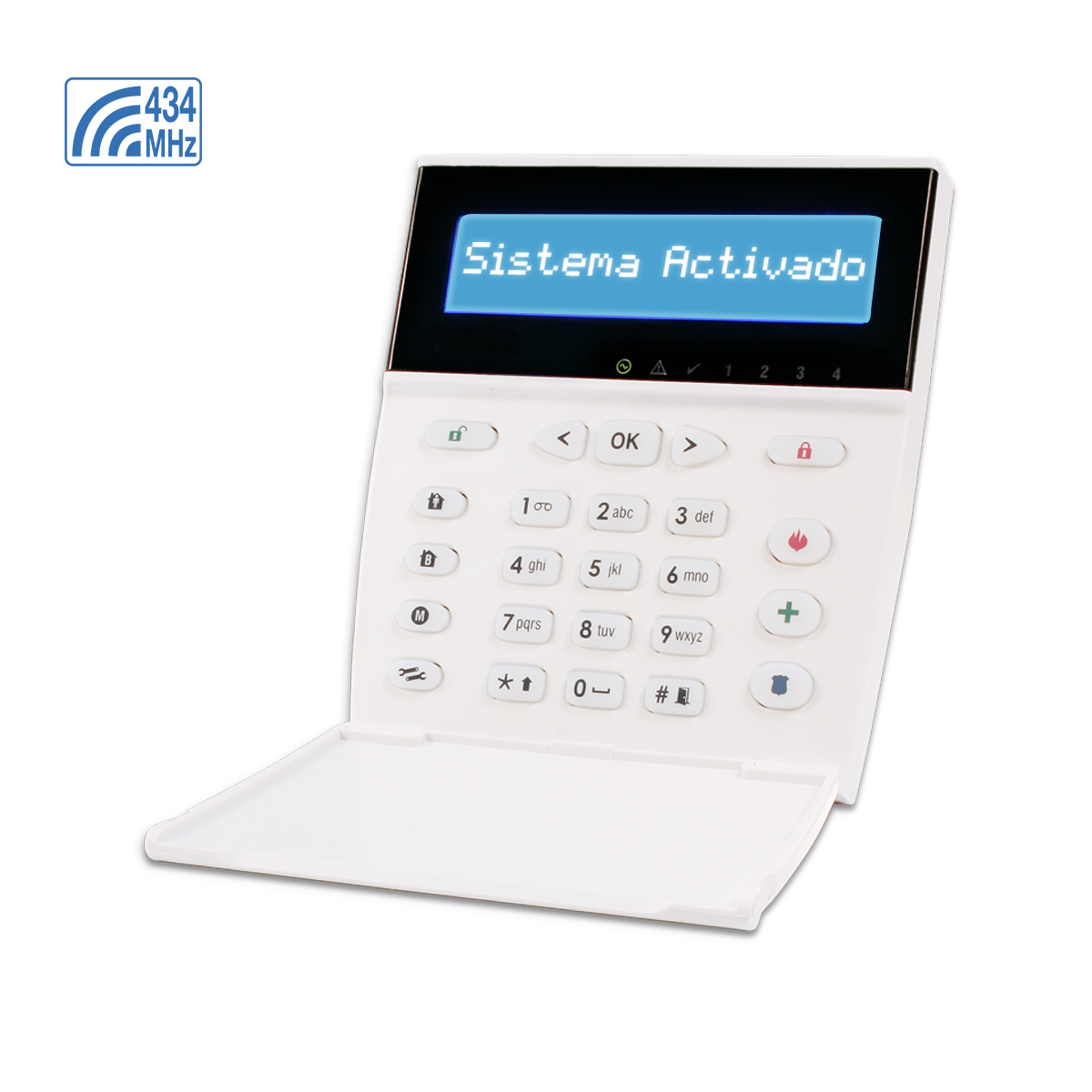 Teclado LCD con tecnología RF - Alarmas para casas y sistemas de ...